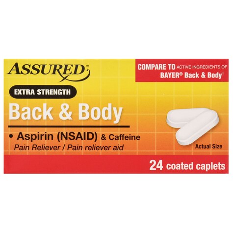 DollarTree.com | Assured Extra Strength Back and Body Pain Reliever, 24 ...
