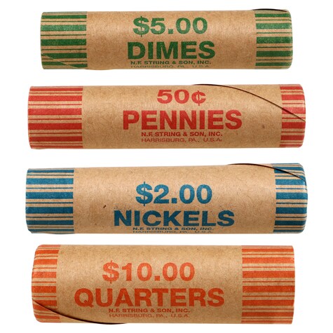 View Assorted Coin-Roll Wrappers, 36-ct.