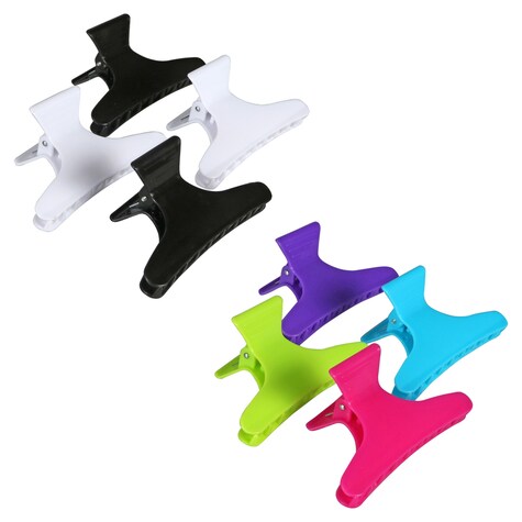 View Colored Hair Clips, 4-ct. Packs
