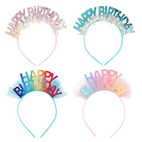 View Happy Birthday Headbands