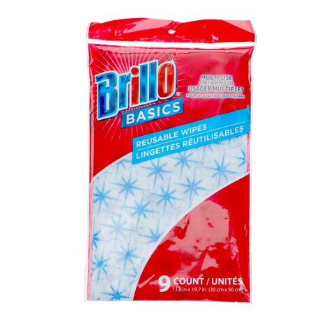 View Brillo Basics Multi-Use Reusable Wipes,