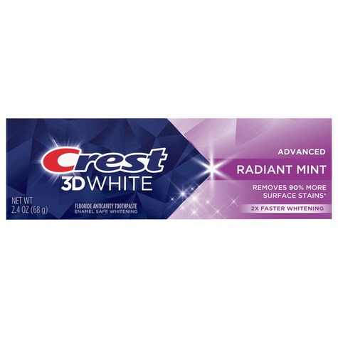 Crest 3D White Advanced Radiant Mint Toothpaste, 2.4 oz. | Dollar Tree