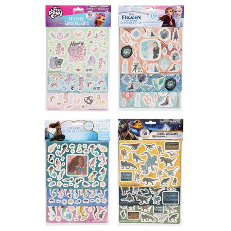 View Licensed Character Decorative Stickers, 150-ct.