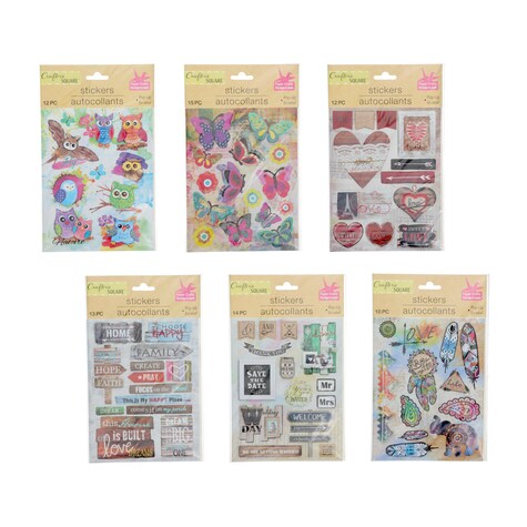 View Crafter's Square Assorted Watercolor Pop-Up