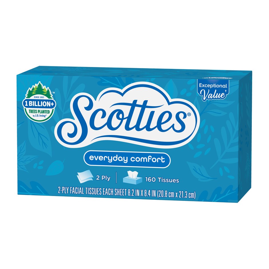 Scotties Facial Tissues, 160 ct. Boxes