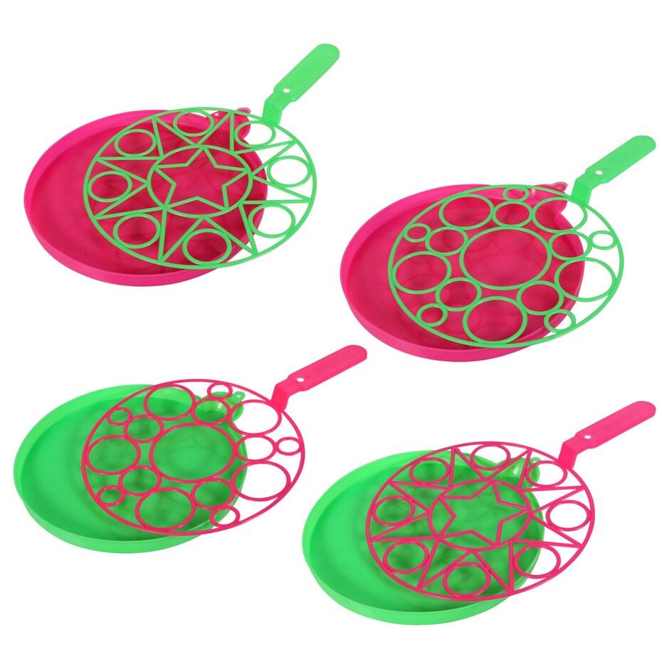 237249-Bubble Fun Big-Bubble Wands with Trays, 11.5 in.
