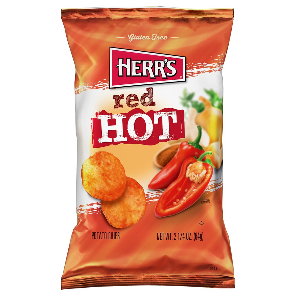 Herr's Red Hot Potato Chips, 2.2 oz. | Dollar Tree