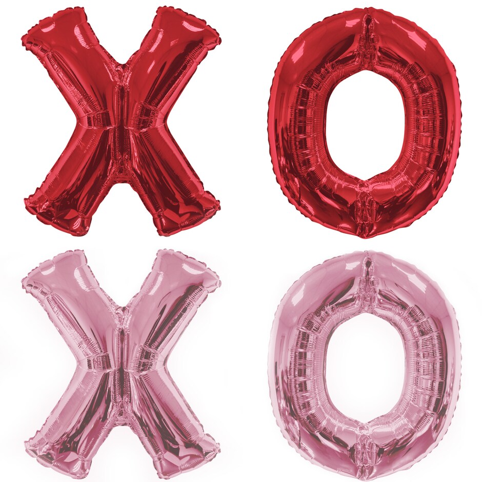 XOXO Letters For Valentine's Day And Party Decor, Assorted Colors And ...