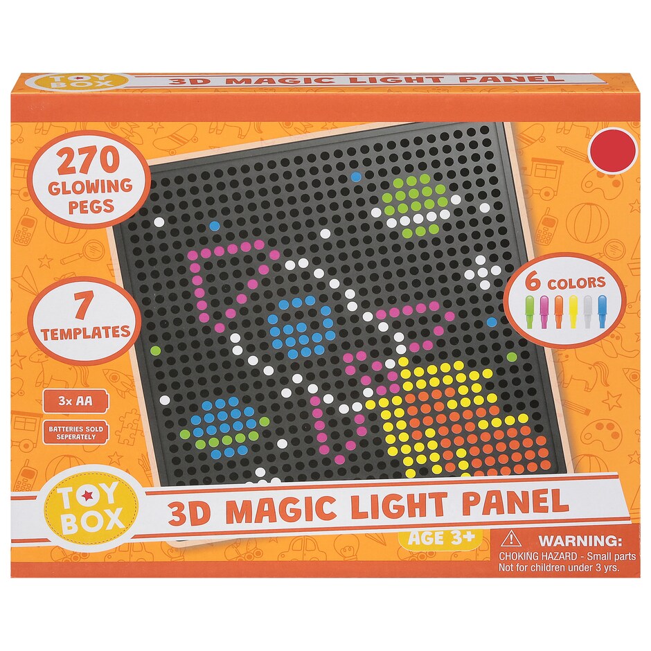 Toy Box Assorted 3D Magic Light Panels, 1 ct. | Dollar Tree
