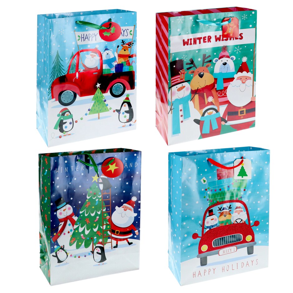 Christmas Gift Bags, Gift Wrapping & Boxes | DollarTree.com