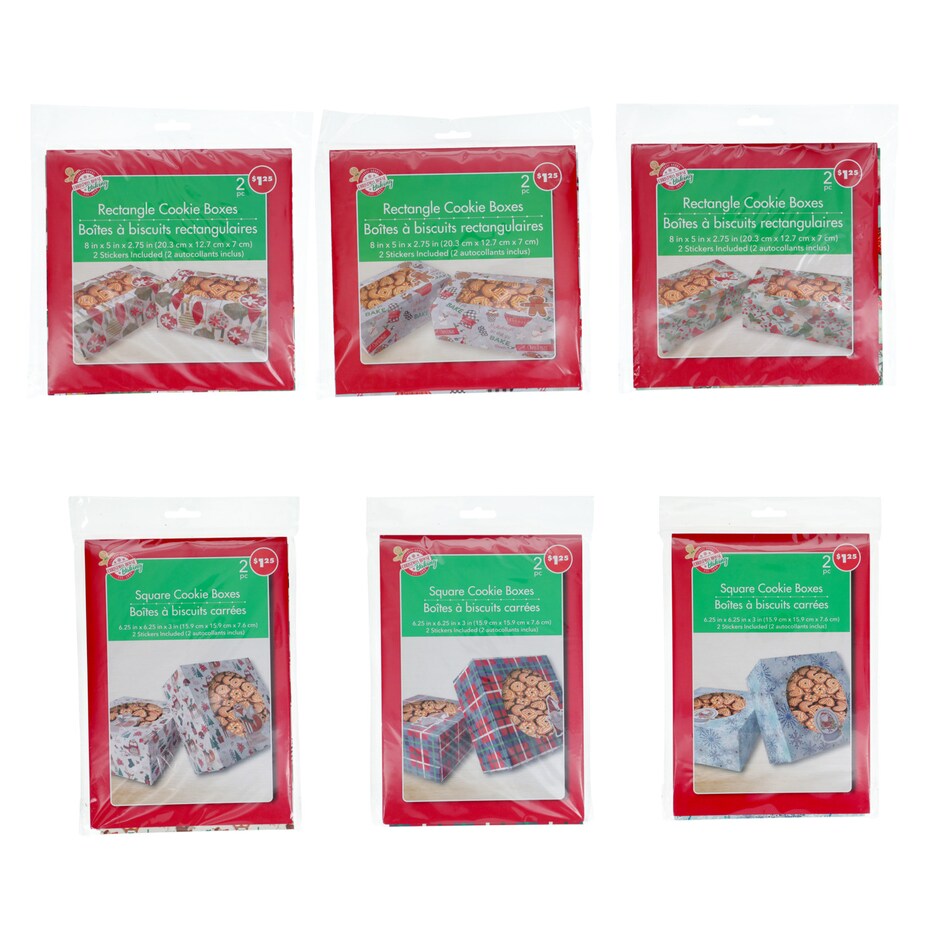 Christmas Cookie Tins, Cellophane Cookie & Treat Bags | DollarTree.com