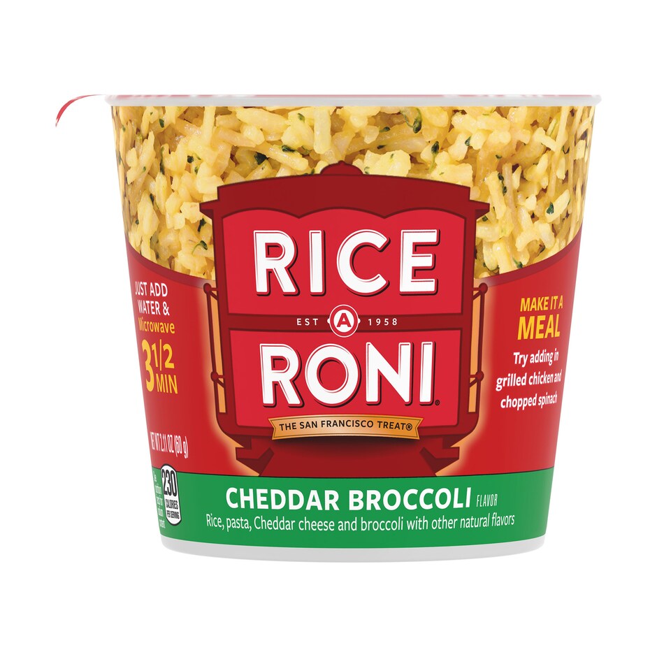 Rice A Roni Cheddar Broccoli Microwave Cup, 2.11 oz. | Dollar Tree