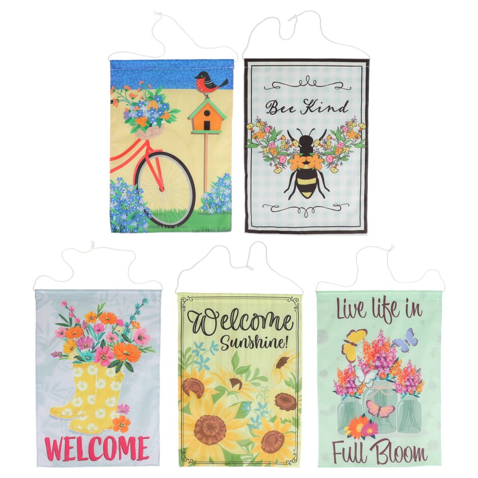 Spring-Themed Garden Flag, 1-ct Assorted. | Dollar Tree