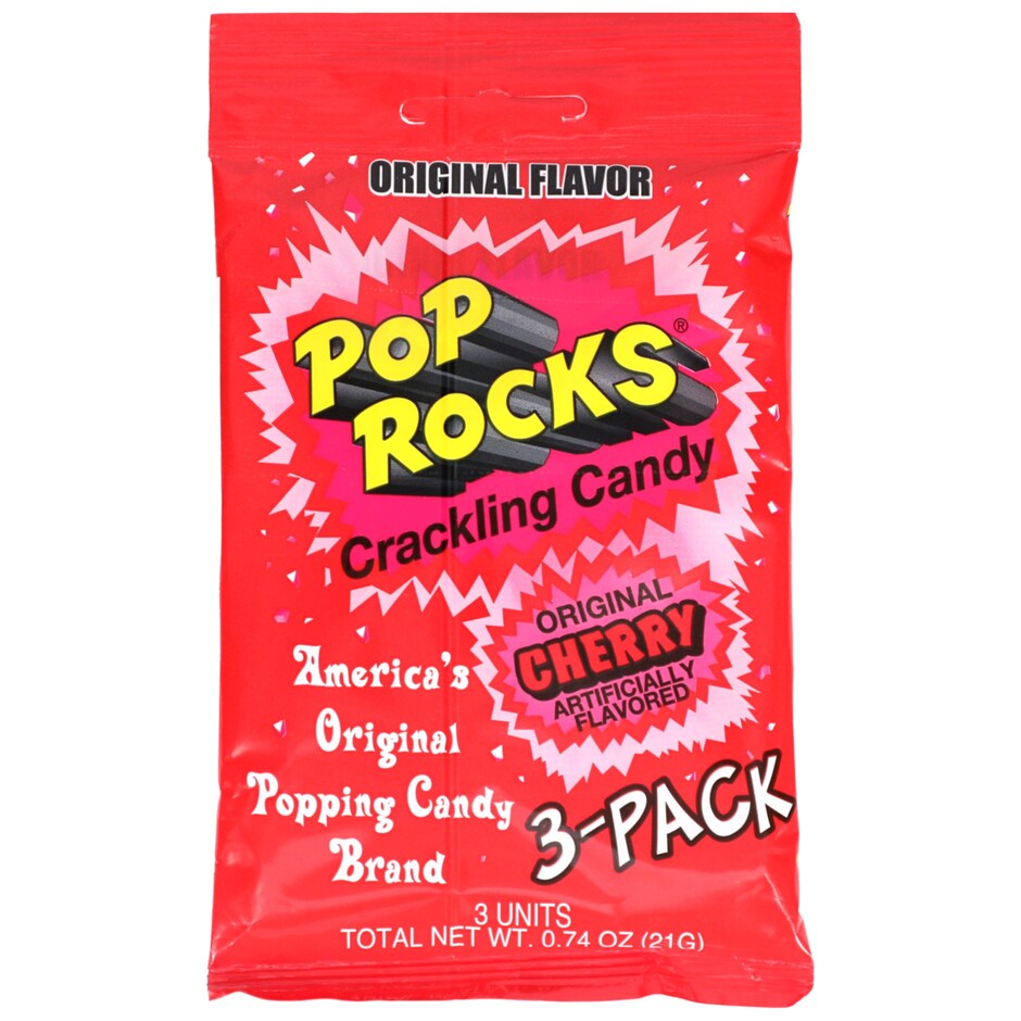 Pop Rocks Cherry Flavored Crackling Candy, 3-pc Pack. | Dollar Tree