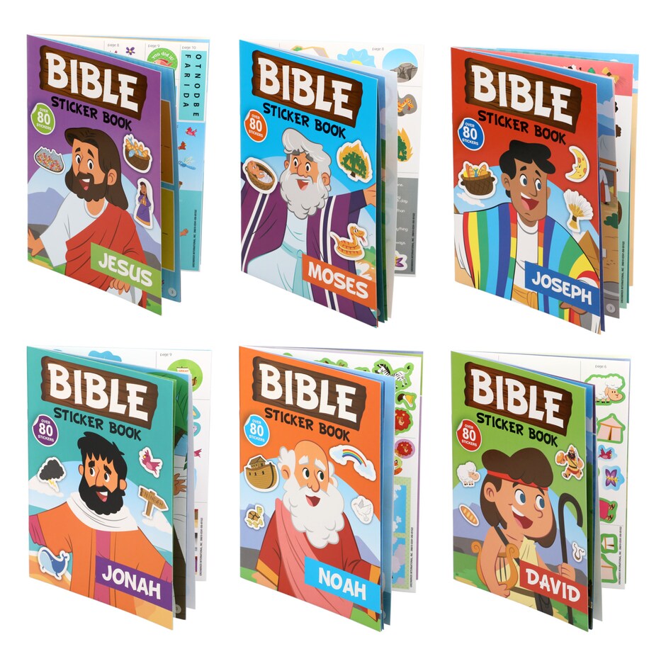 Bulk Big Books of Bible Stickers, 10.5x7.5 in. | Dollar Tree