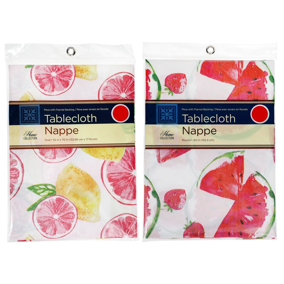 Home Collection Tropical Fruit Party Table Covers
