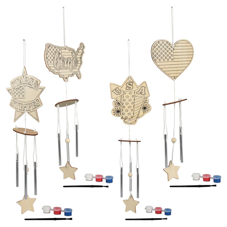 DIY Patriotic Wind Chime Kits