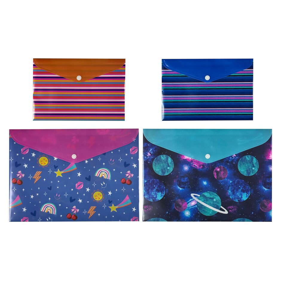 Jot Button Envelopes, Assorted Designs And Sizes, 2-pc Pack. | Dollar Tree