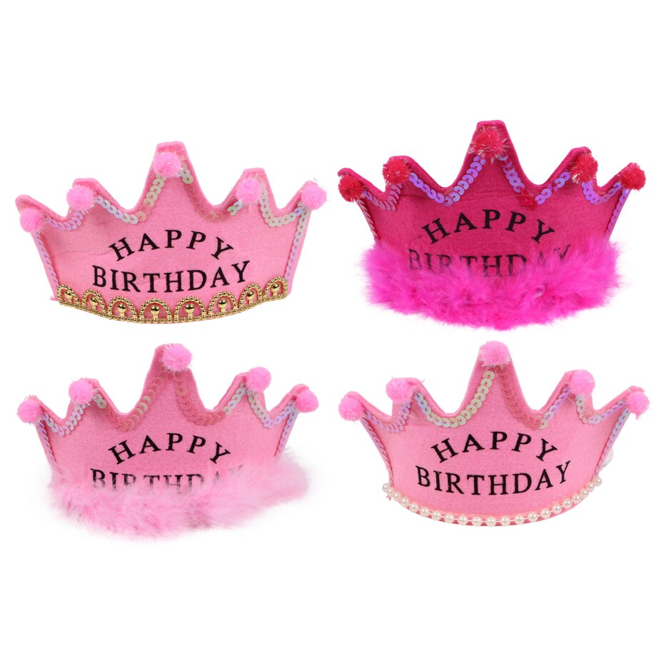 Bulk Happy Birthday Princess Headbands | Dollar Tree