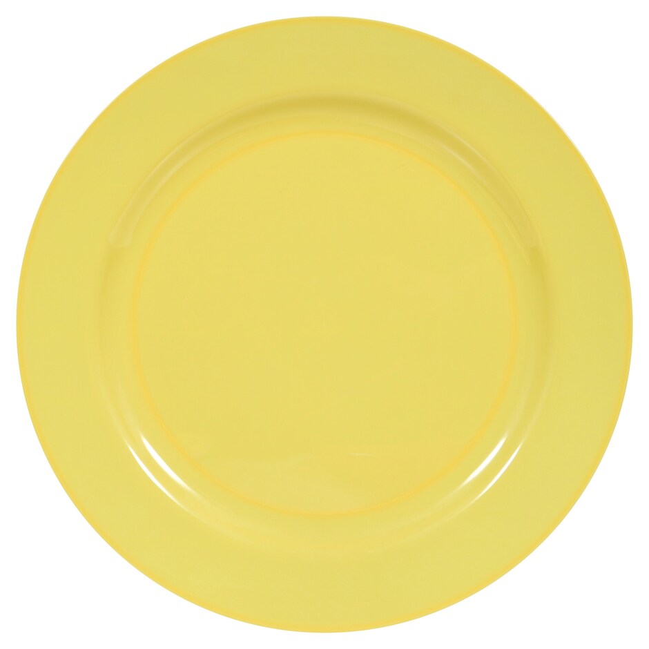 333515-Caterer's Corner Yellow Plates, 10.25-in., 4-ct. Packs