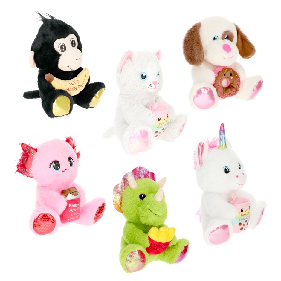 Seasonal Collection Valentine's Day Holding Heart Pals, 7x6x11 in.