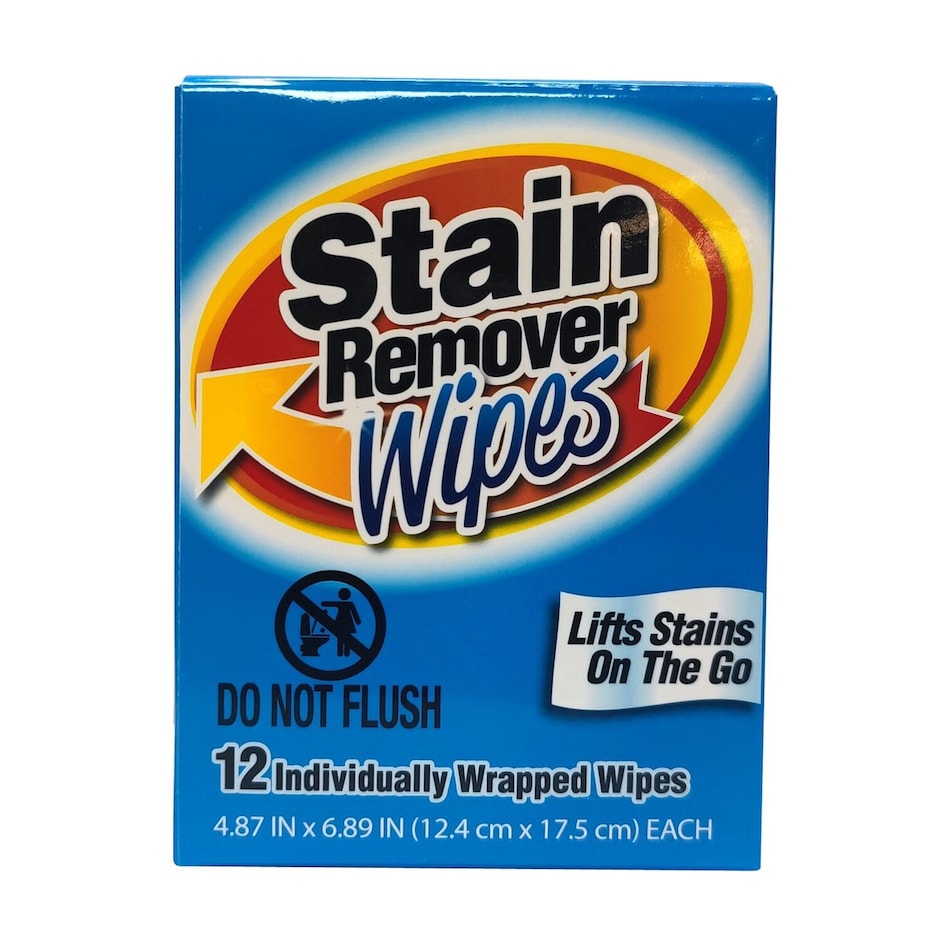 Fabric Stain Remover Wipes, 12 ct.