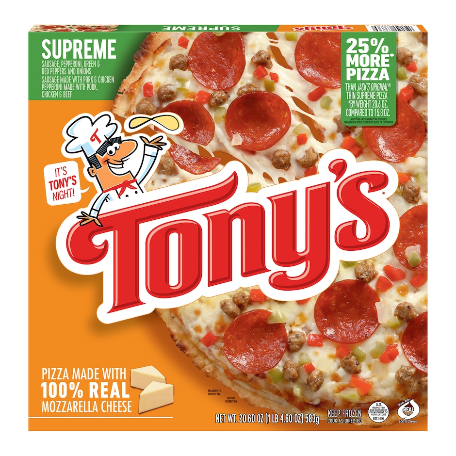 Tony's Pizzeria Style Crust Frozen Pizza - Supreme, 12 in. | Dollar Tree
