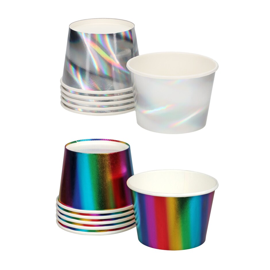 Iridescent & Metallic Rainbow Party | DollarTree.com