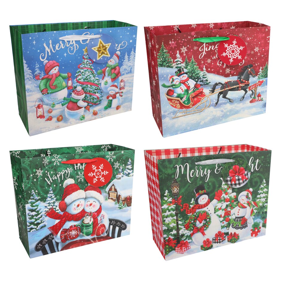 Christmas Gift Bags Gift Wrapping Boxes Dollartree