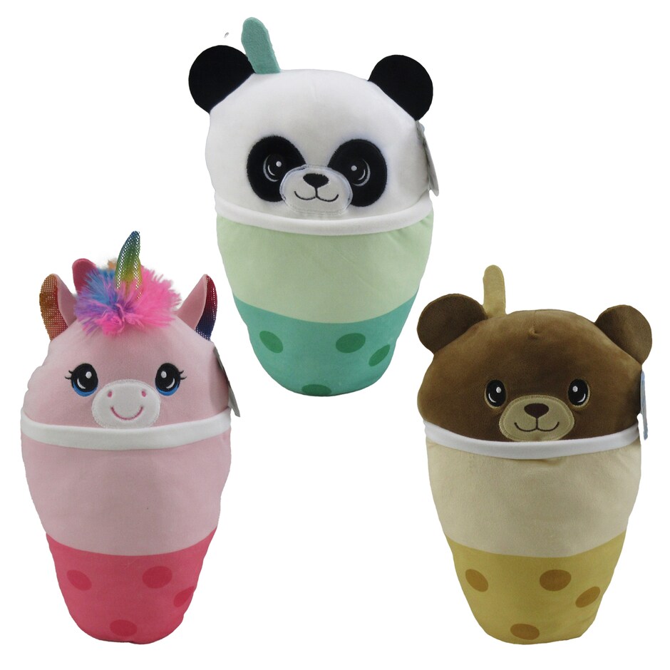 Boba Tea Plush Characters | Dollar Tree