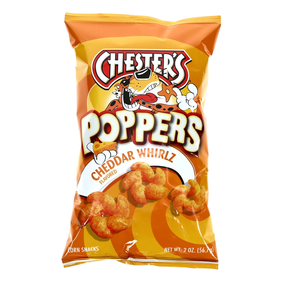 Chester's Poppers Cheddar Whirls Chips, 2-oz. Bags | Dollar Tree