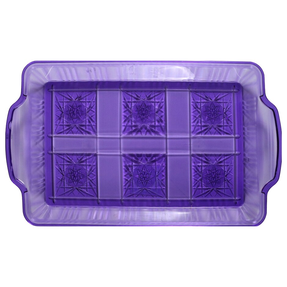 Crafter's Corner Purple Tray, 13x8-in.
