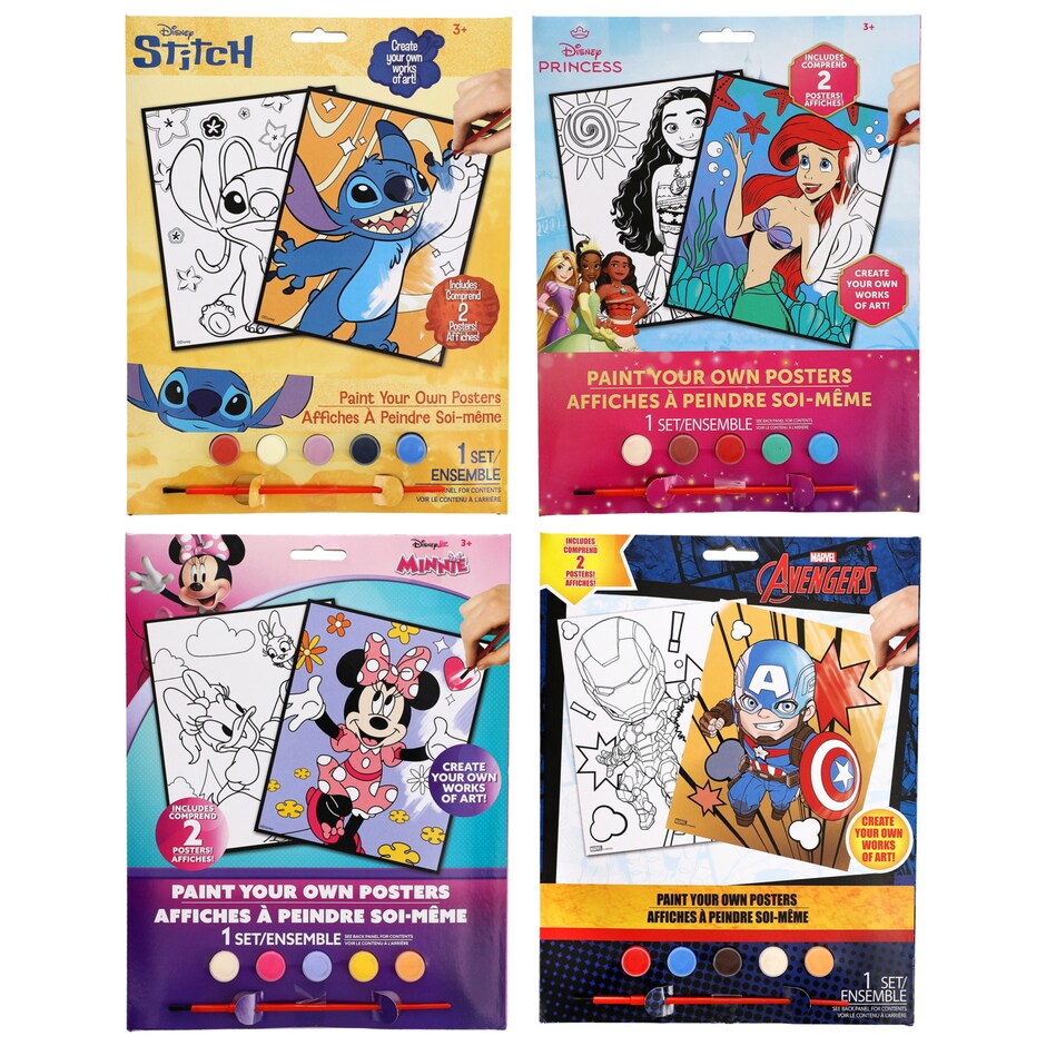Paint Your Own Posters Kit, 2-pc Pack. | Dollar Tree