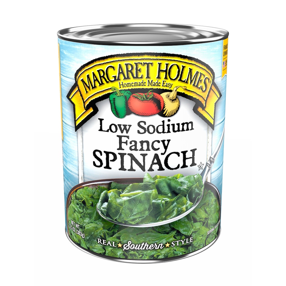 Margaret Holmes Low Sodium Fancy Spinach, 14 oz., 1 ct. | Dollar Tree