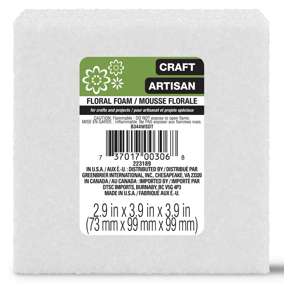 Floral Foam: Flower Foam Blocks & Floral Cones | DollarTree.com