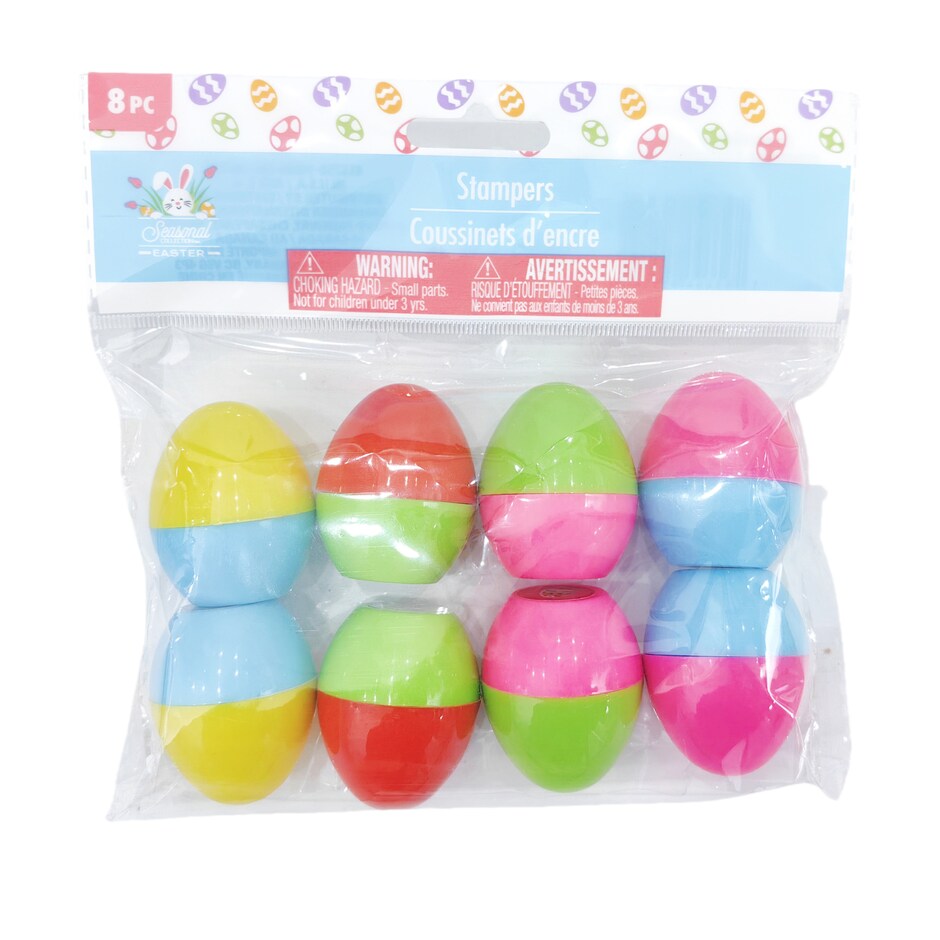 Seasonal Collection easter Egg Stamper, Assorted Colors, 8-pc Pack ...
