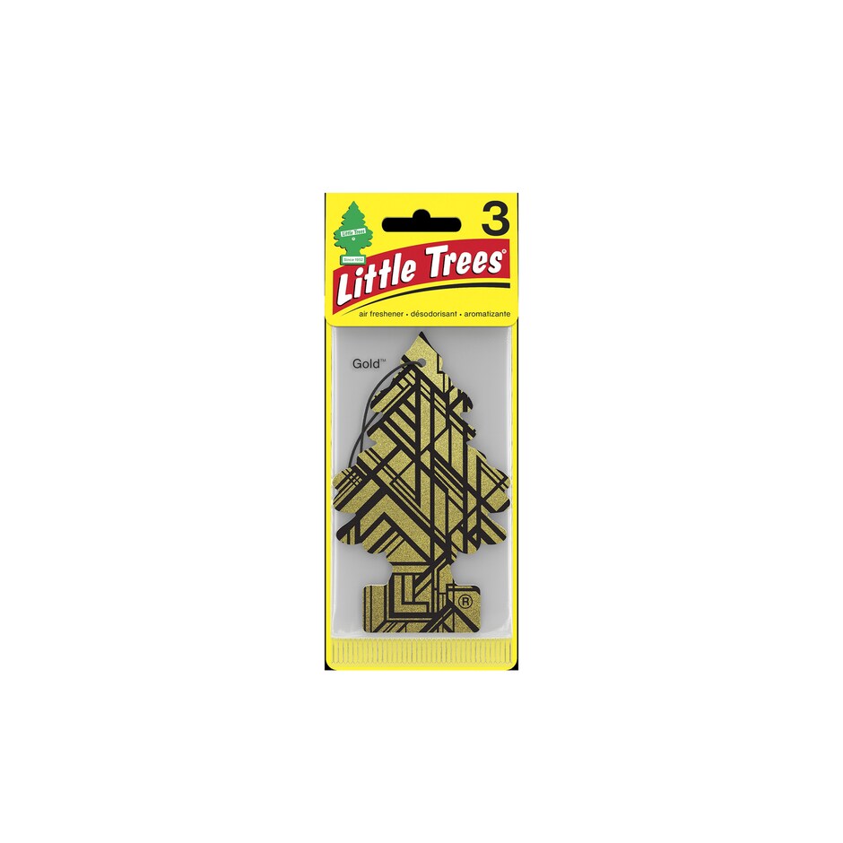 Little Trees Gold Air Freshener, 3-pc Pack. | Dollar Tree