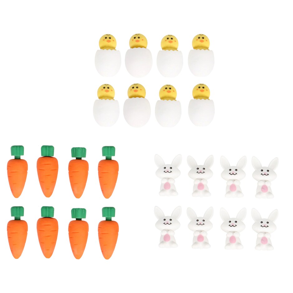 Seasonal Collection Easter Eraser, 8-pc Pack. | Dollar Tree