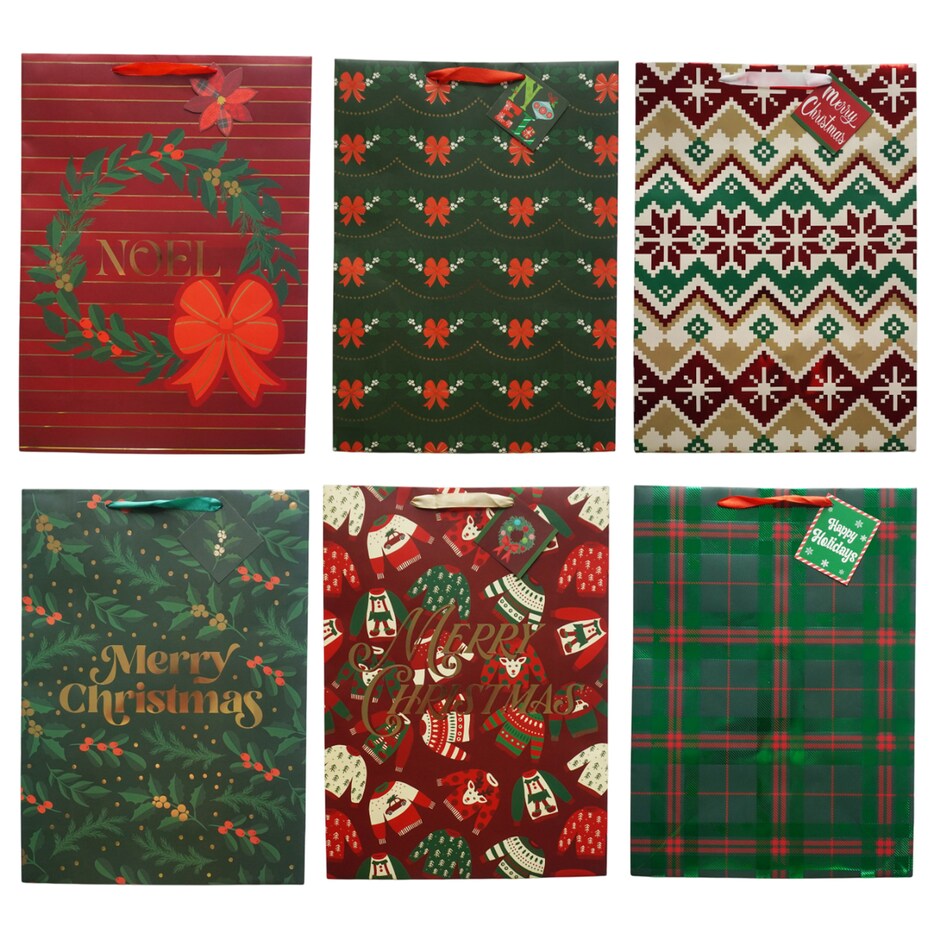 Christmas Gift Bags, Gift Wrapping & Boxes | DollarTree.com