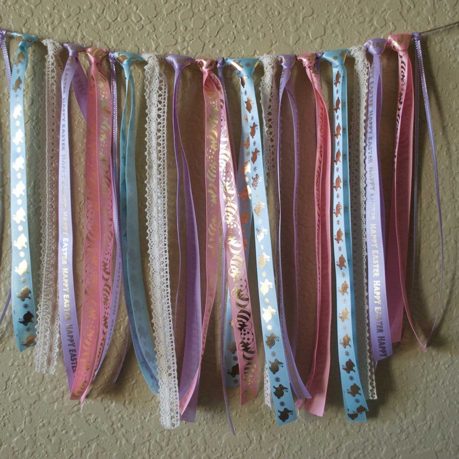 Ribbon Garland | Dollar Tree