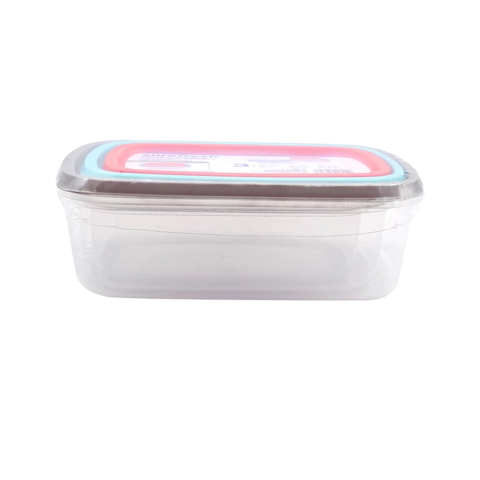 Surefresh Rectangle Containers, 3-ct. | Dollar Tree