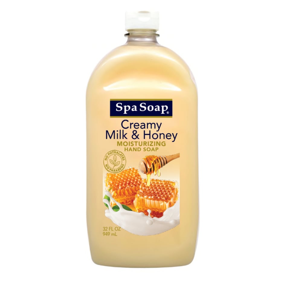 Bulk SpaSoap Milk & Honey Cream Soap, 32-oz. Refill Bottles | Dollar Tree