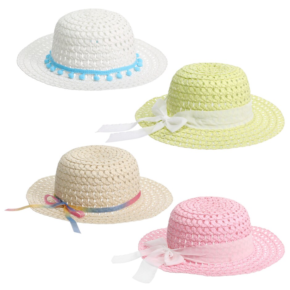 Juncture Ladies Fashion Summer Sun Hats, 15.5 in.