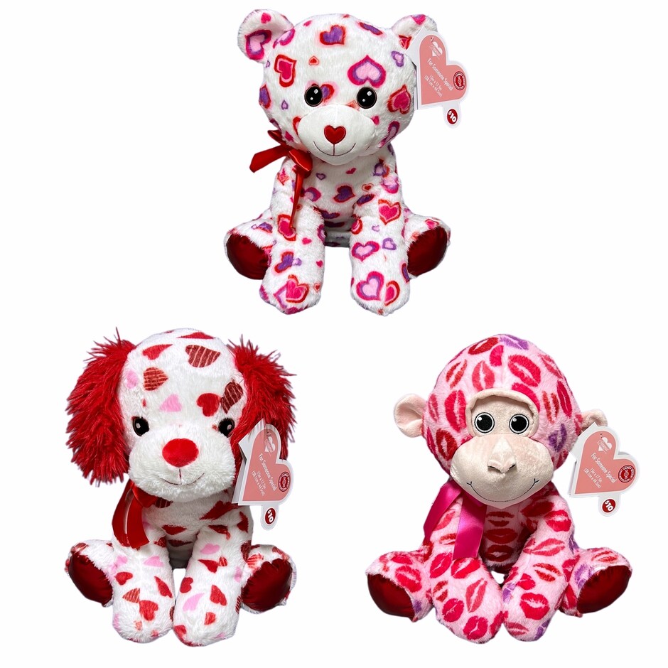 Candy Scented Valentine's Plush Animal Gift For Someone Special, 1 ct.