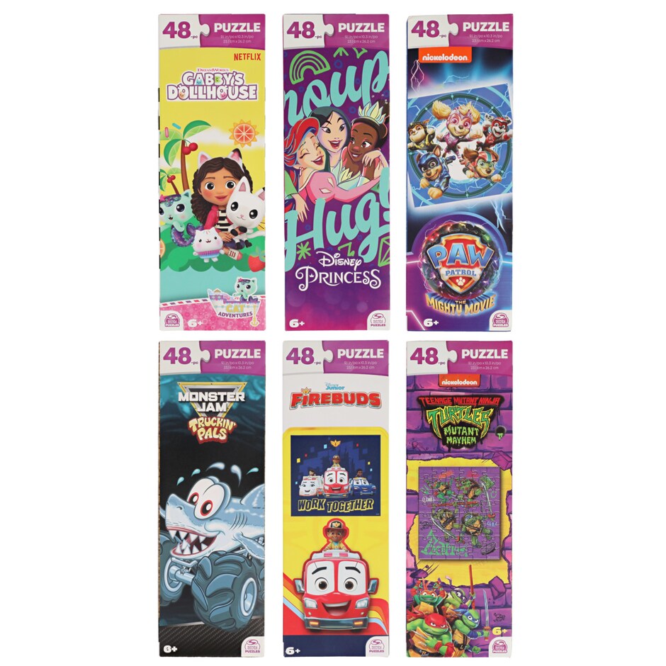 Licensed Character Kid's Puzzles, 48-ct. Boxes | Dollar Tree