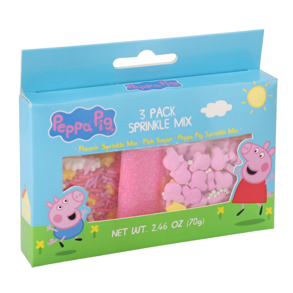 Peppa Pig Sprinkle Mix, 3-pc Pack. | Dollar Tree