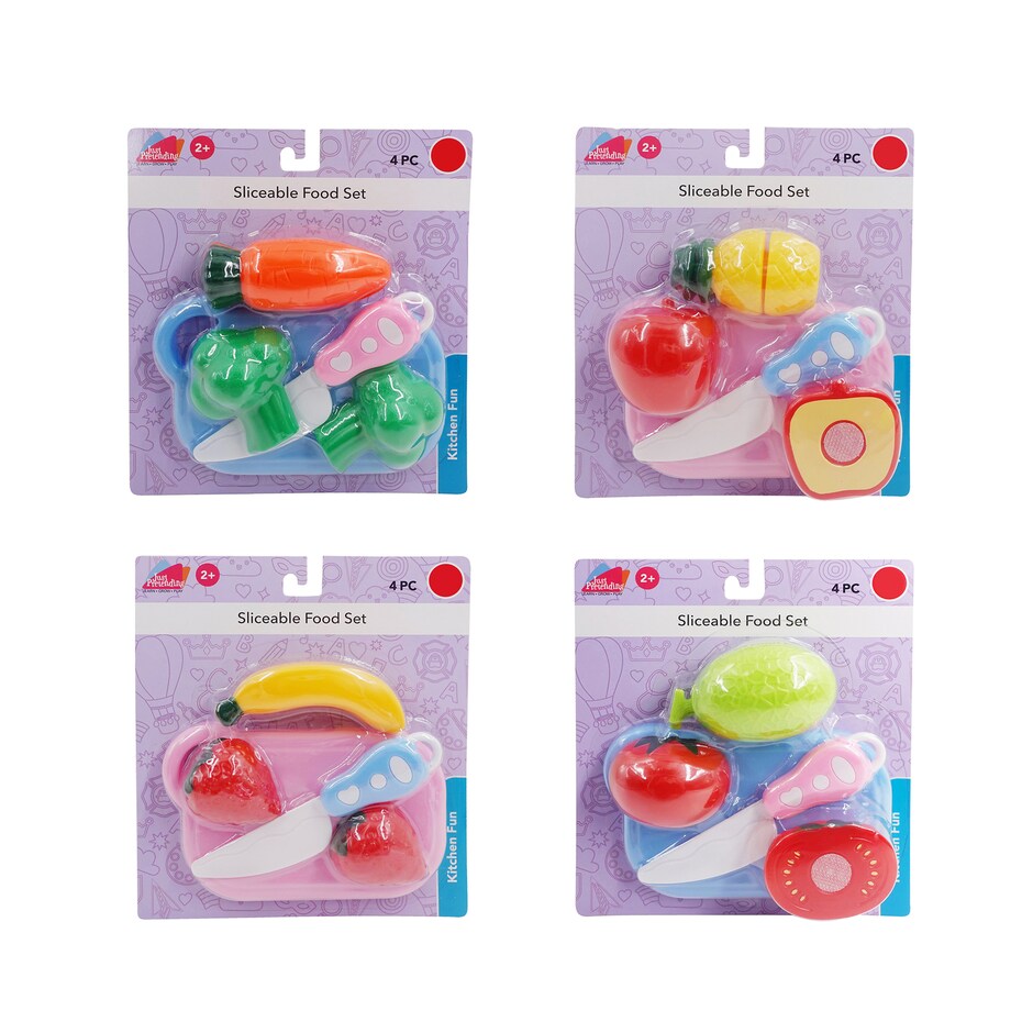 Just Pretending Sliceable Fruit Set, 4-pc Pack. | Dollar Tree