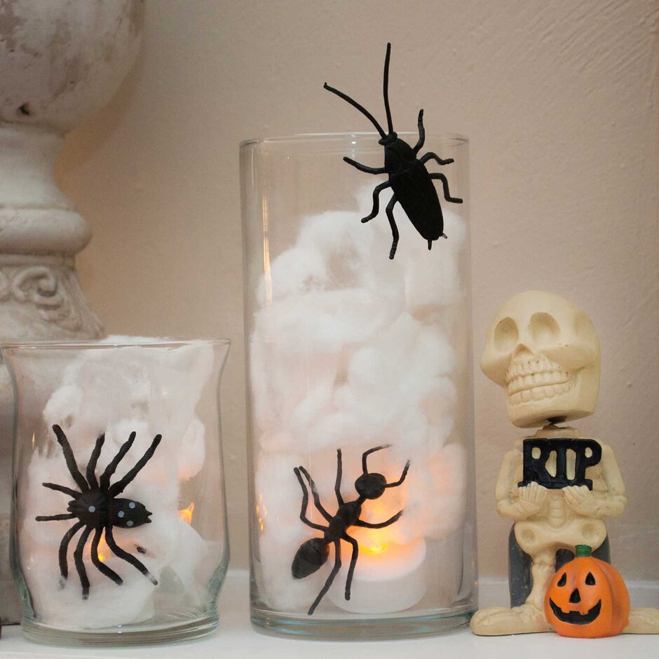 Luminescent Spider Jars | Dollar Tree