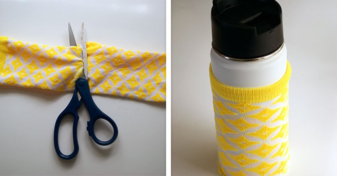 Repurpose Socks - DIY Koozies