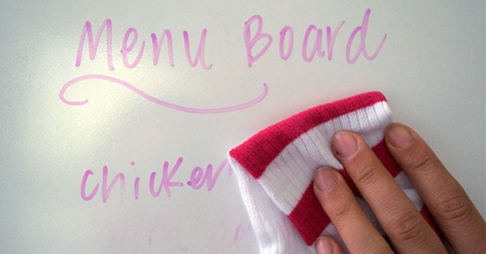 Repurpose Socks - Dry-Erase Board Erasers